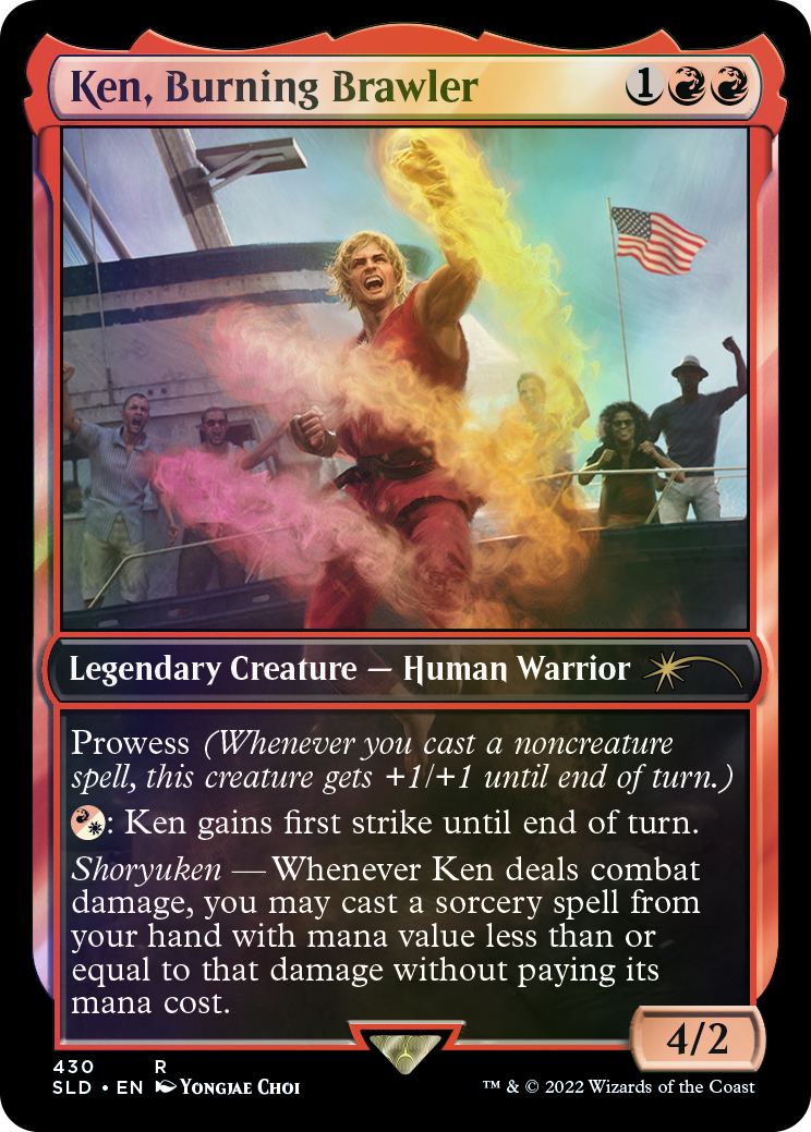 Street Fighter reveló las cartas de su crossover con Magic - Gamers Unite