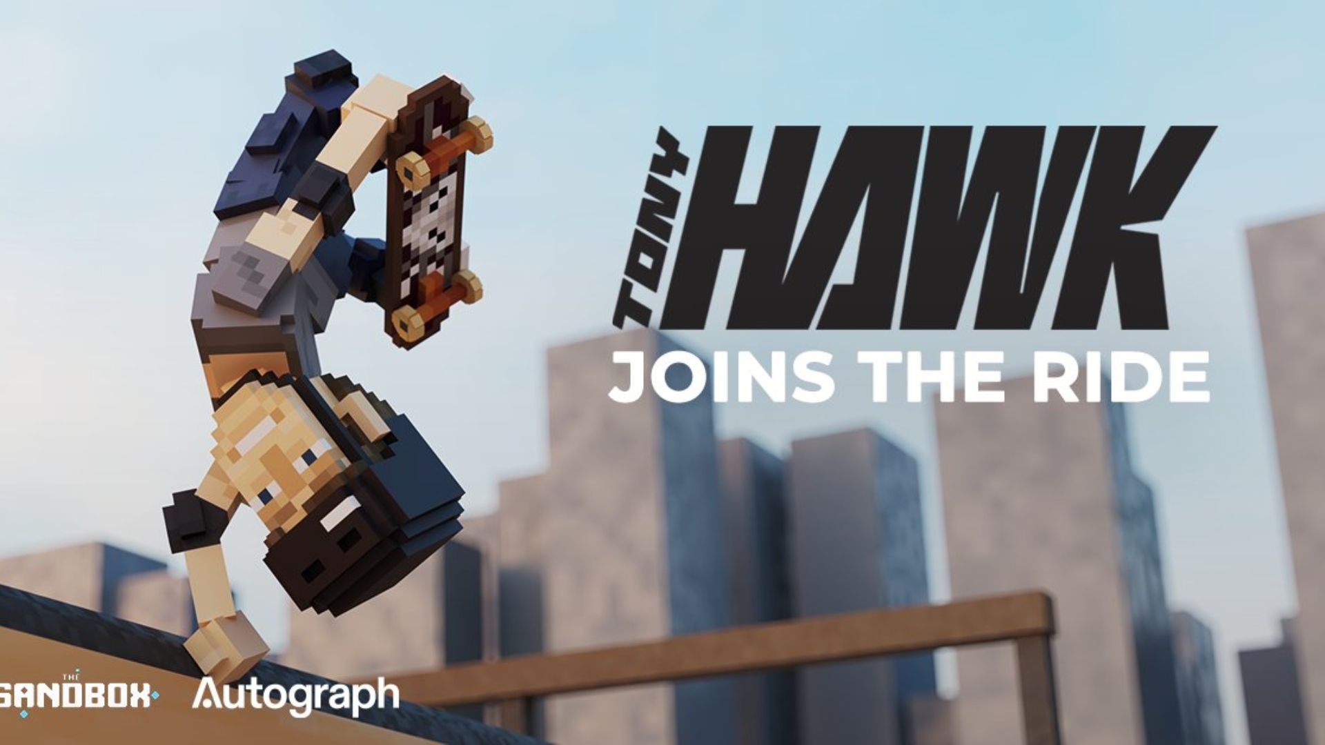 Tony Hawk tendrá juego de metaverso y NFT dentro de 'The Sandbox'