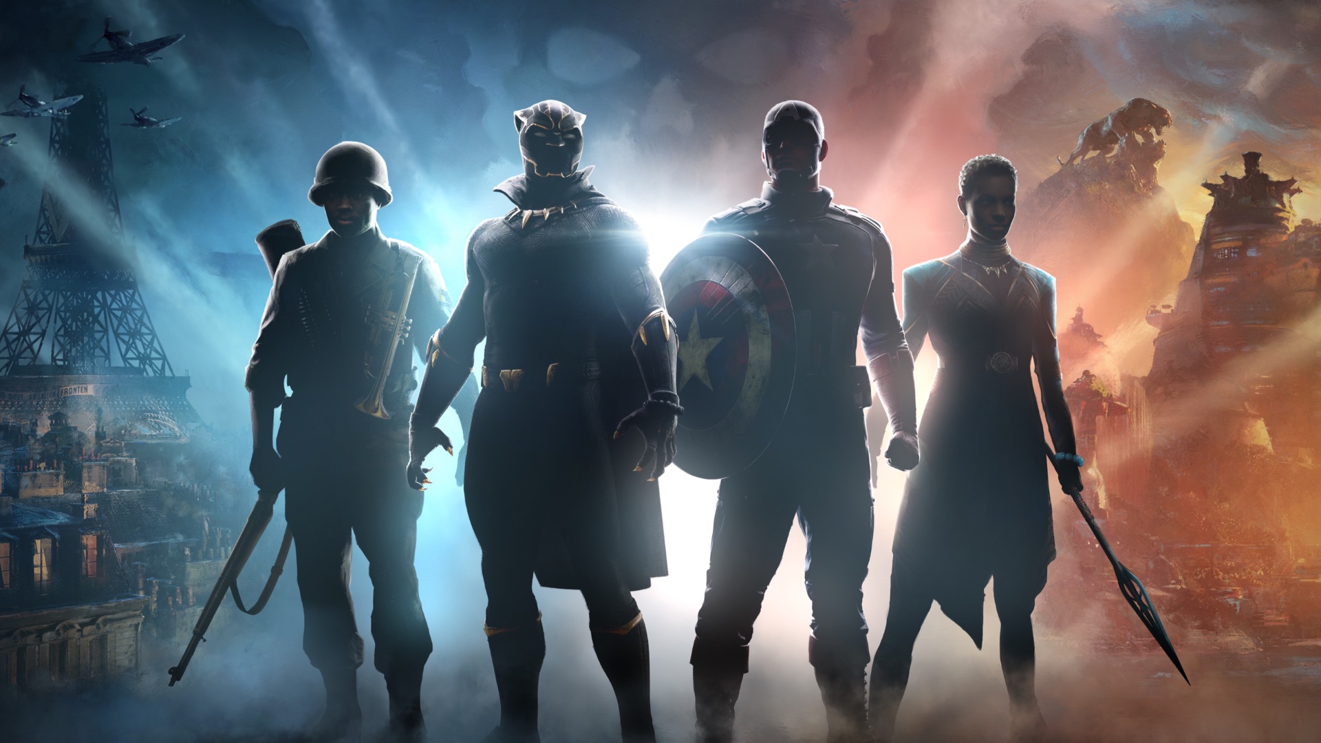 Juego de Marvel con Captain America y Black Panther, revelado