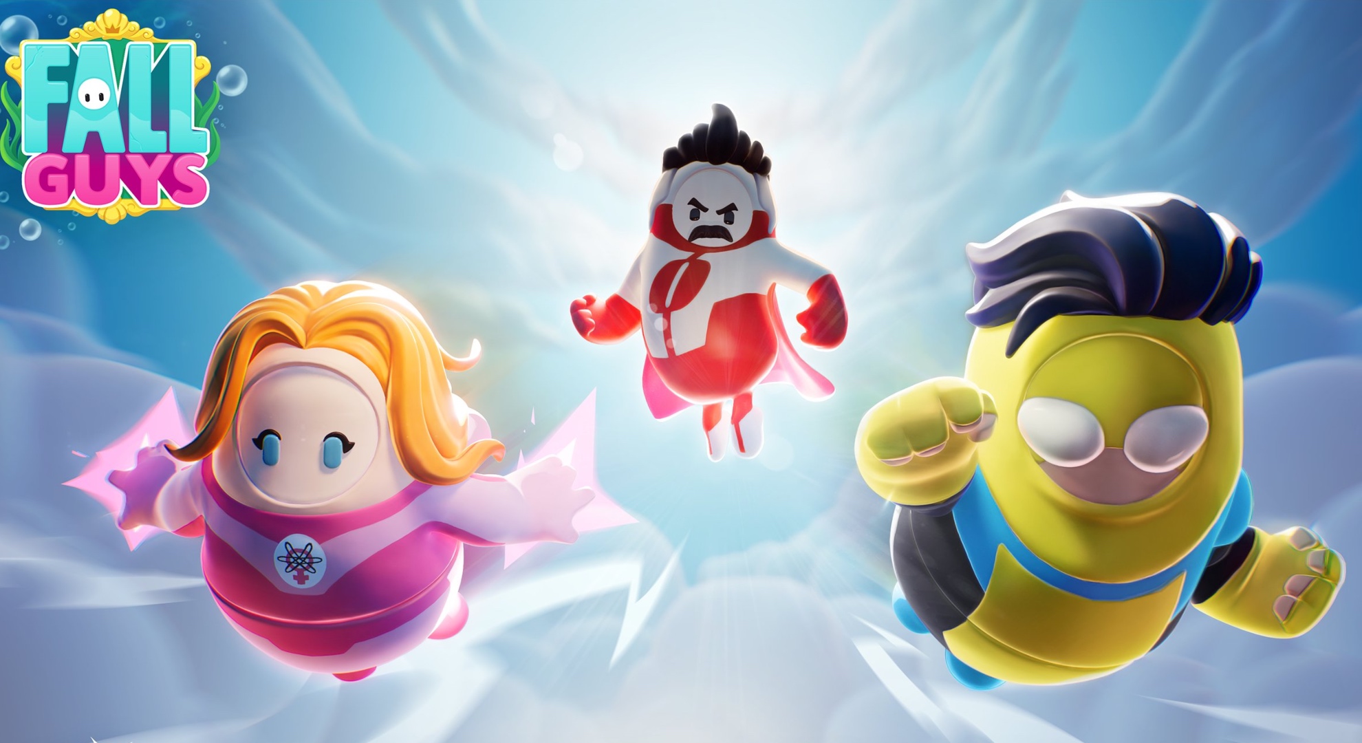 Omni-man, Invincible y Atom Eve llegan a Fall Guys